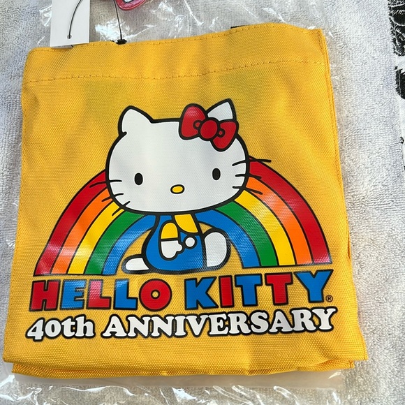 Loungefly | Bags | Loungefly Hello Kitty Mini Tote Yellow 4th ...